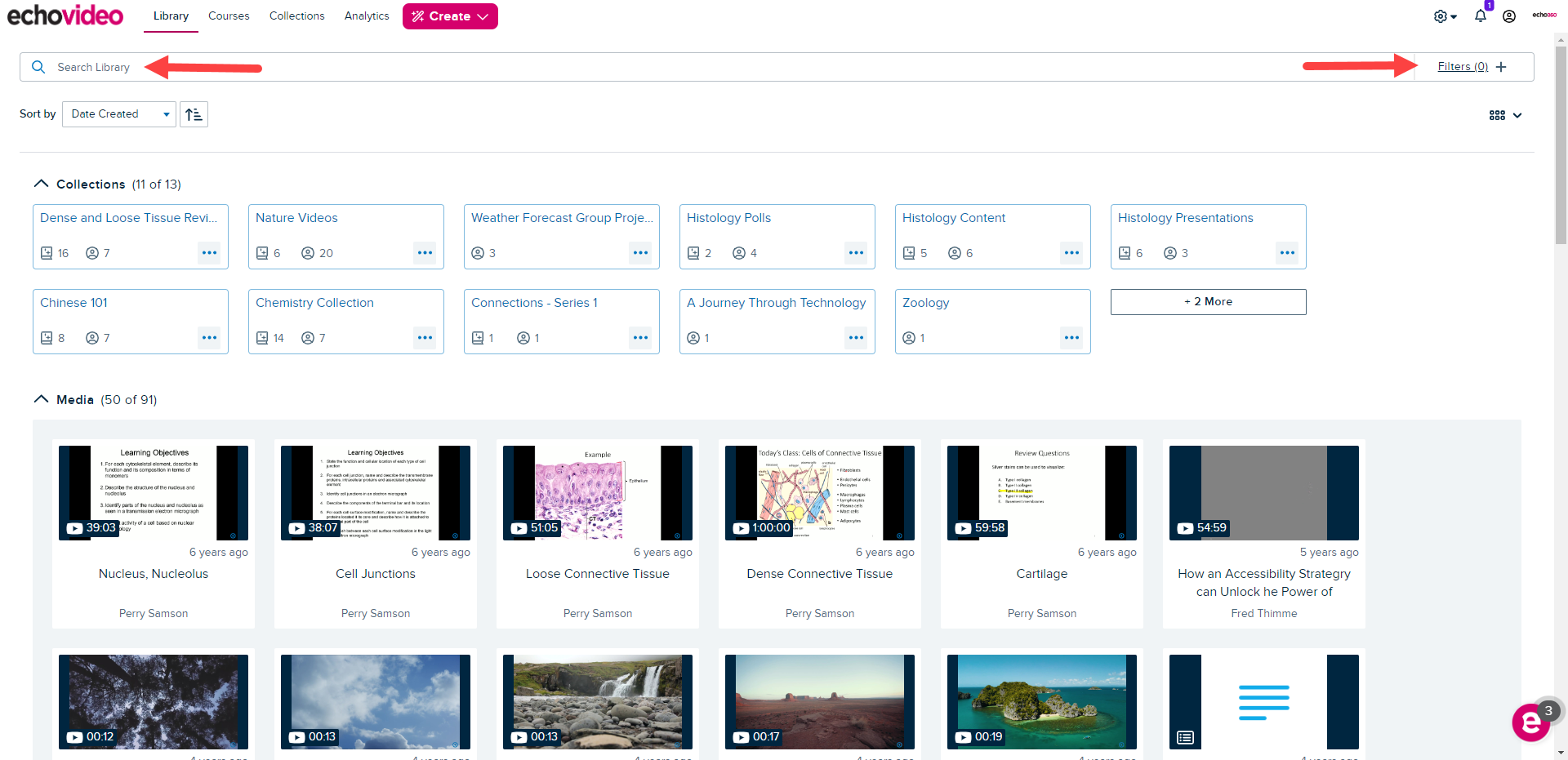 EchoVideo: Your Content/Media Library – Support
