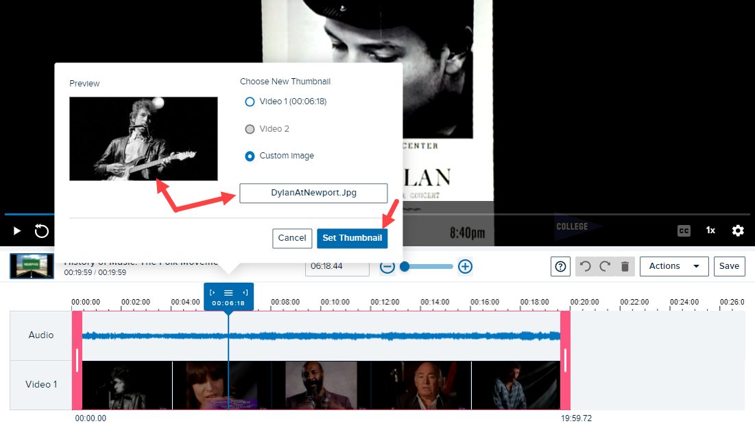 EchoVideo: Applying a Custom Thumbnail / Preview Image for Video or Audio Media – Support