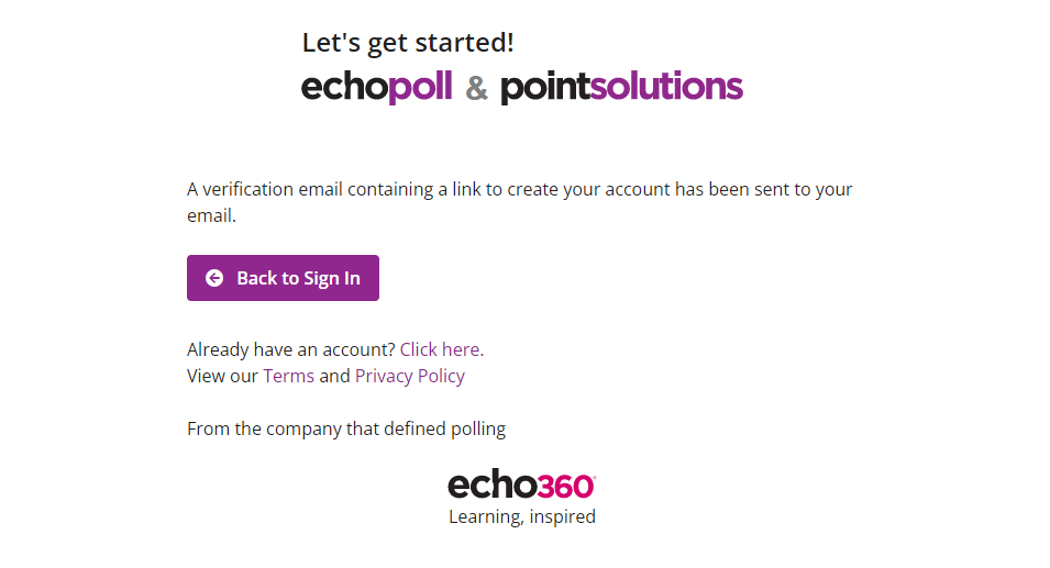 PointSolutions: Signing Up for a PointSolutions Account as a ...