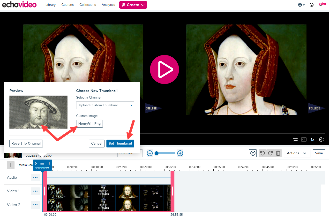 EchoVideo: Applying a Custom Thumbnail / Preview Image for Video or ...